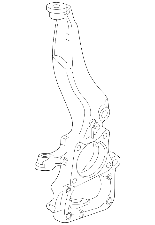 Genuine OEM Knuckle Part# RUB500330 Fits 2006-2013 Land Rover Range ...