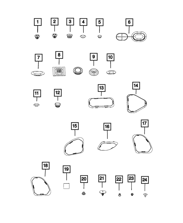 2014 Ram Body Plug 6510616AA | Mopar eStore