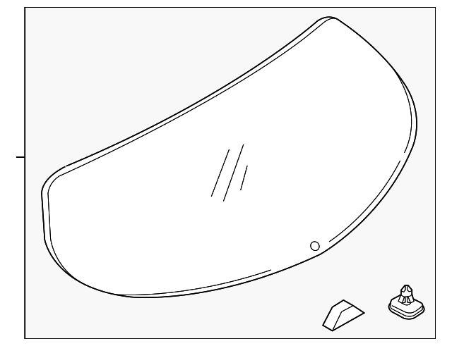 2017-2019 Mazda CX-5 Lift-Gate Glass KB7W-63-930A | TascaParts.com