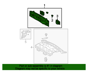 Toyota OEM Rear Body Panel Part# 58307-02190 | OEM Vehicle Parts
