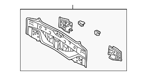 2009-2010 Toyota Corolla Rear Body Panel 58307-02190 | Toyota Parts Center