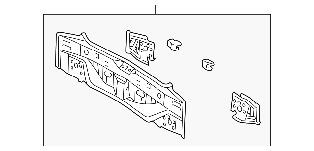 2009-2010 Toyota Corolla Rear Body Panel 58307-02190 | Toyota Parts Center