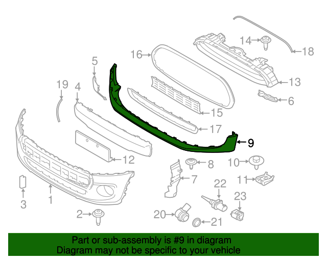 2014-2021 Mini Cooper Spoiler 51-11-7-379-435 | Mini Parts Direct
