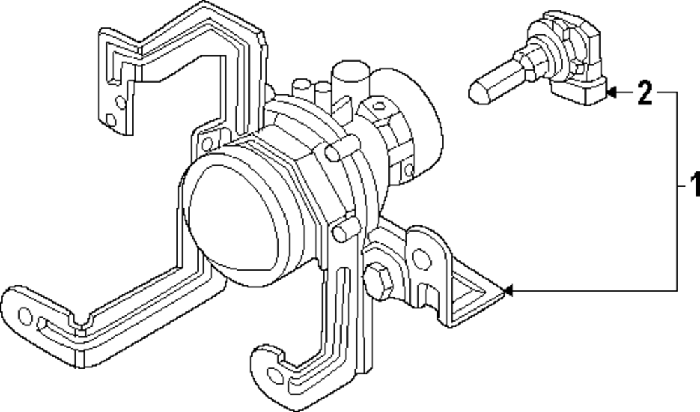 2019-2020 Kia Optima Fog Lamp Assembly 92202-D5500 | QuirkParts