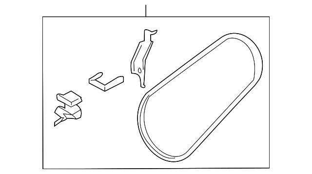 2008-2021 Subaru Ac Belt Kit [stretch Style] 11718AA082 | Subaru Parts ...