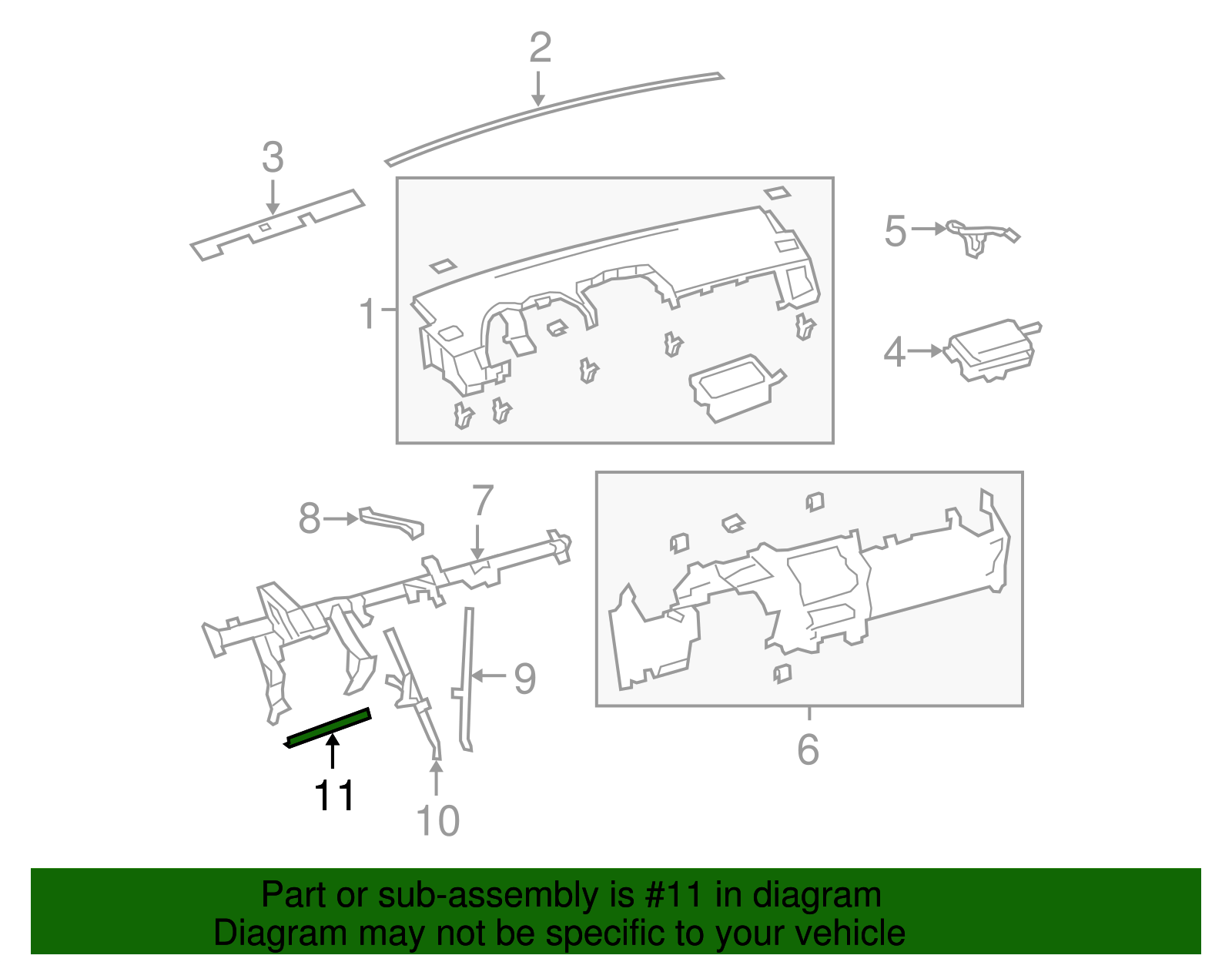 2009-2013 Toyota 2009-2013 Toyota - Reinforced Bracket 55337-02010 ...
