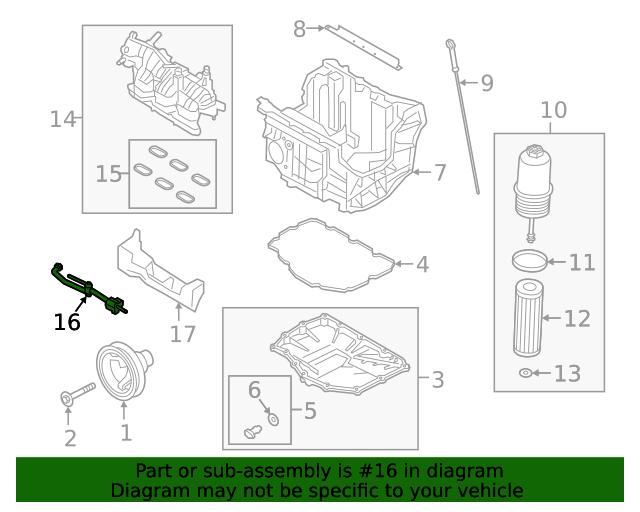 2019-2023 Ford Fuel Line Bracket GL3Z-9B325-B | Village Ford