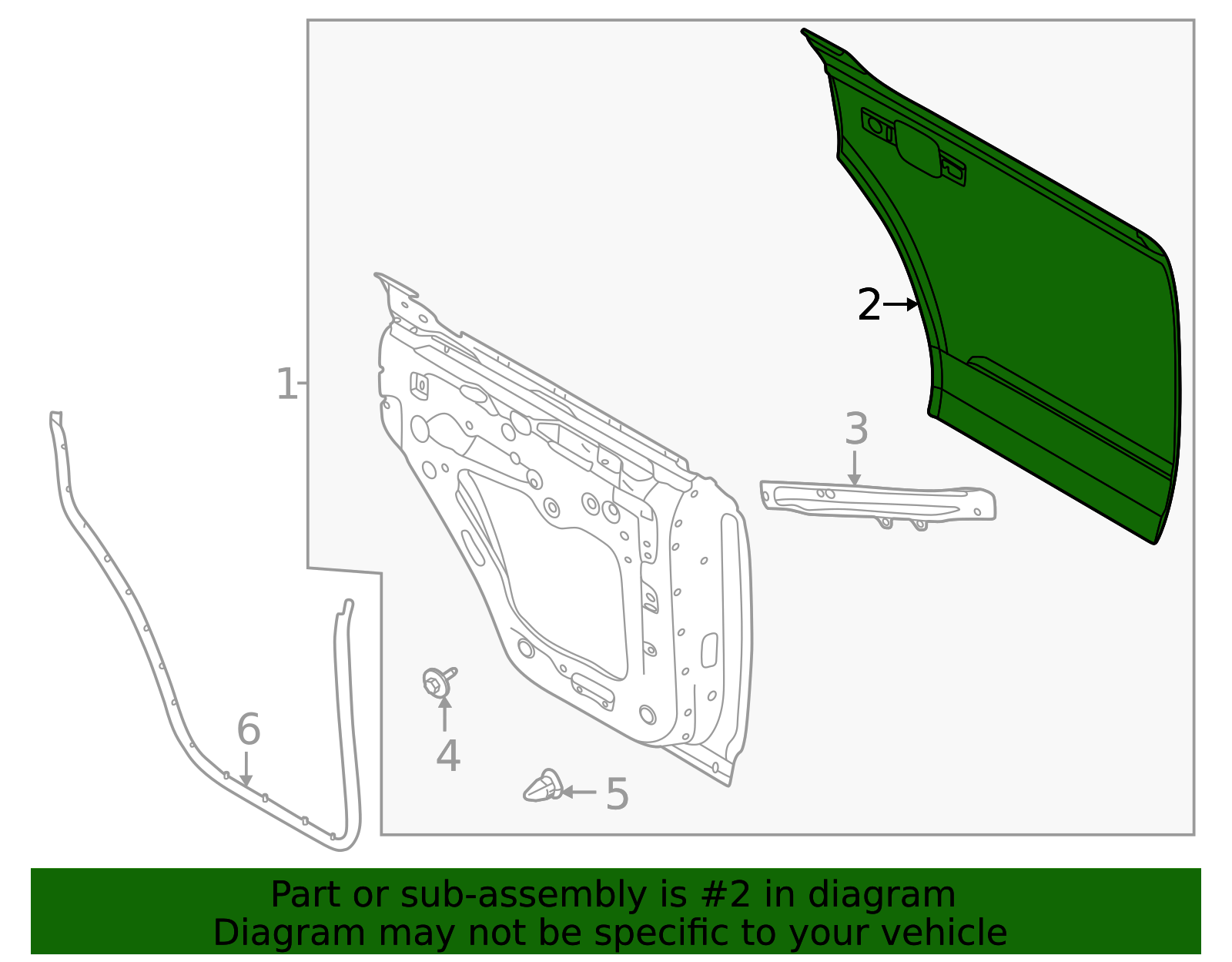 M2DZ-7824701-A - Outer Panel 2021-2024 Ford Bronco | Ford Parts Direct