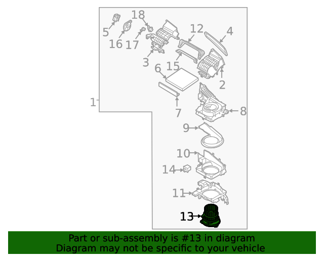 97113-L1100 - Blower Motor 2021-2024 Kia K5 | Kia.Parts Store