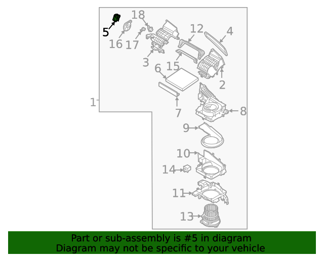 2021-2023 Kia K5 Door Actuator 97157-C1900 | TascaParts.com