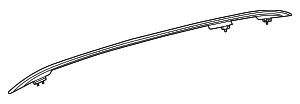 247-890-11-00 - Roof Rail 2021-2023 Mercedes-Benz | Mercedes-Benz USA Parts