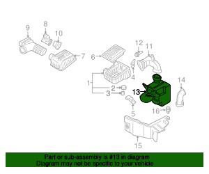 2001-2006 Hyundai Elantra Resonator 28210-2F000 | OEM Parts Online