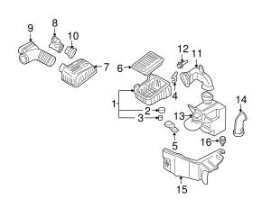 2001-2006 Hyundai Elantra Resonator 28210-2F000 | OEM Parts Online