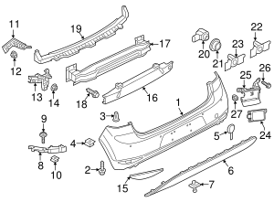 2015-2021 Volkswagen OEM NEW 2015-2019 Volkswagen Golf GTI Upper Lower ...