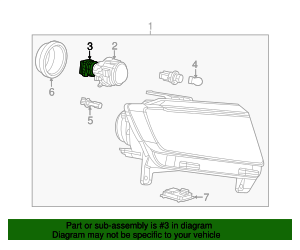 2002-2017 Mopar Headlamp Bulb 04865941AC | Mopar Parts Canada