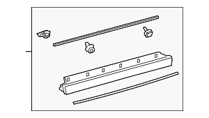 75072-76010 - Body Side Molding 2019-2025 Lexus | Longo Lexus Parts