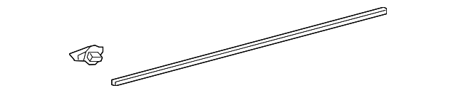 67865-76010 - Body Side Molding Weatherstrip - 2019-2021 Lexus ...