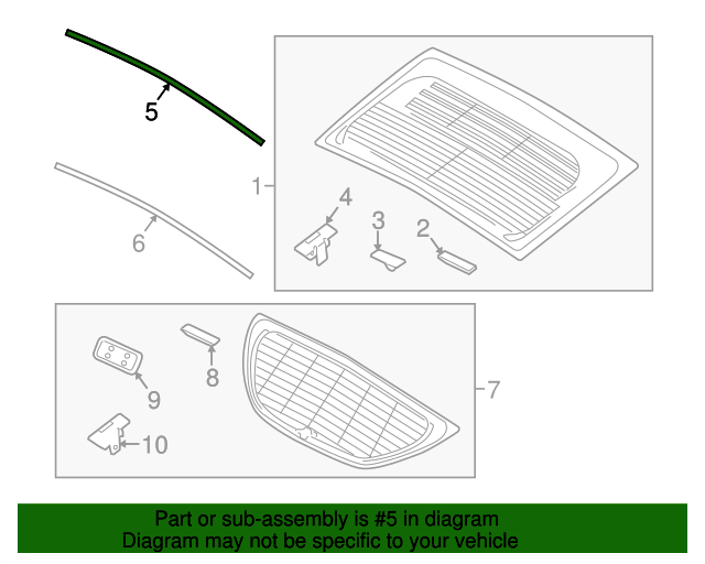 Genuine Upper Molding for 2012-2017 Hyundai Veloster | Part# 87131 ...