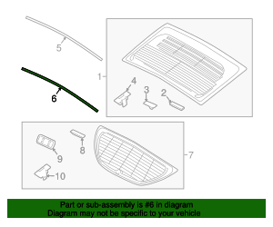 Hyundai - 87132-2V000 - Lower Molding - 2012-2017 Hyundai Veloster ...