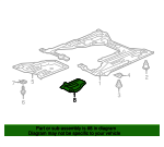 74113-TR3-A50 - Lower Plate 2015 Honda Civic | Honda Parts Online