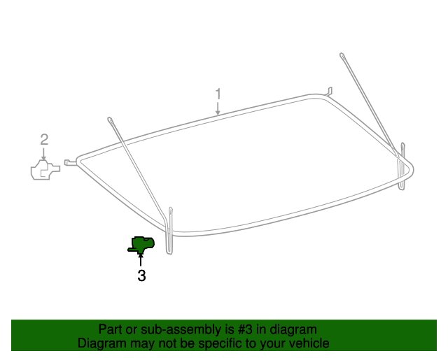 66312-47010-C0 - Tonneau Cover Hook 2016-2018 Toyota | Longo Toyota Parts