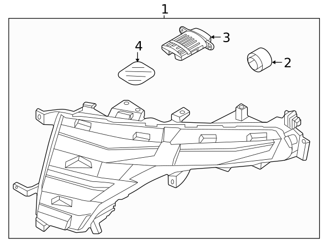 92207-K5000 - Daytime Running Light 2022-2024 Hyundai Santa Cruz ...