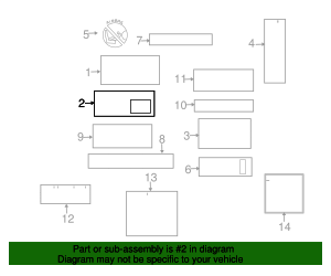 2000-2004 Volvo | Info Label | 30865110 | My Swedish Parts