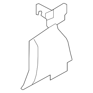 2017-2020 Jaguar F-Pace Front Shield T4A4288 | JaguarParts.com