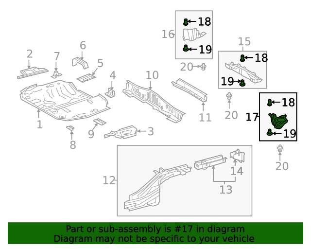 2019-2023 Lexus Under Cover 58399-76010 | OEM Parts Online