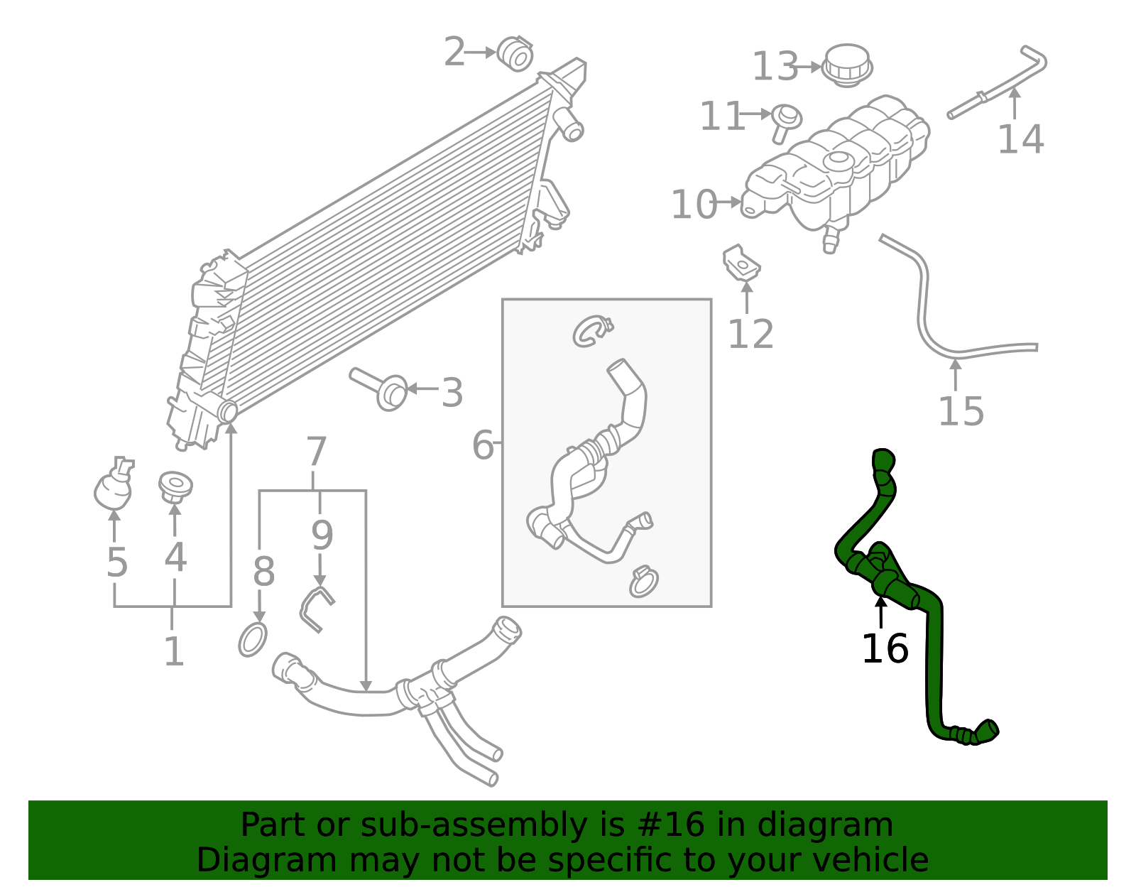 2021-2025 Ford F-150 Water Feed Tube ML3Z-8C289-E | OEM Parts Online