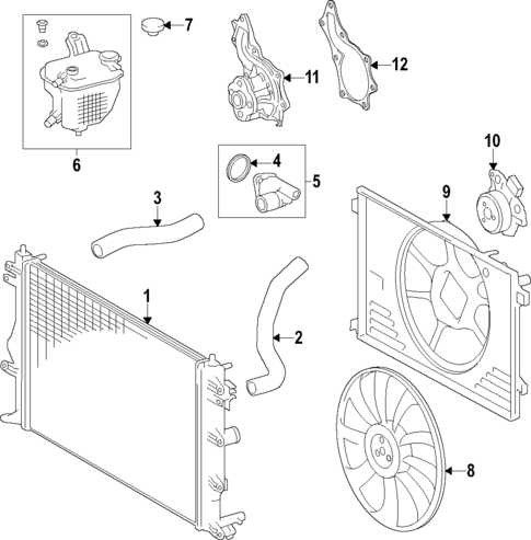 Radiator & Components for 2023 Toyota GR Corolla | Longo Toyota Parts