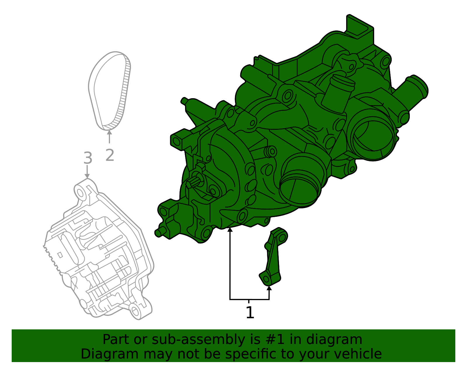 2022-2025 Volkswagen Water Pump Assembly 05E-121-111-AB | VW Direct ...