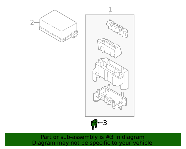24319-7992A - Mini Fuse 2018-2024 Nissan | Nissan Parts & Accessories ...
