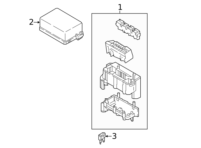 24319-7992A - Mini Fuse 2018-2024 Nissan | Nissan Parts & Accessories ...