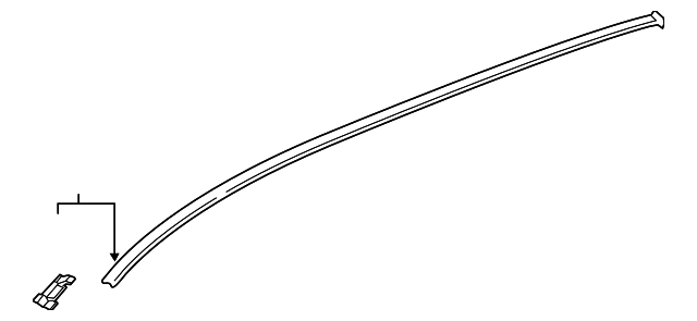 2019-2025 Acura RDX Roof Molding 74309-TJB-A02 | OEM Parts Online