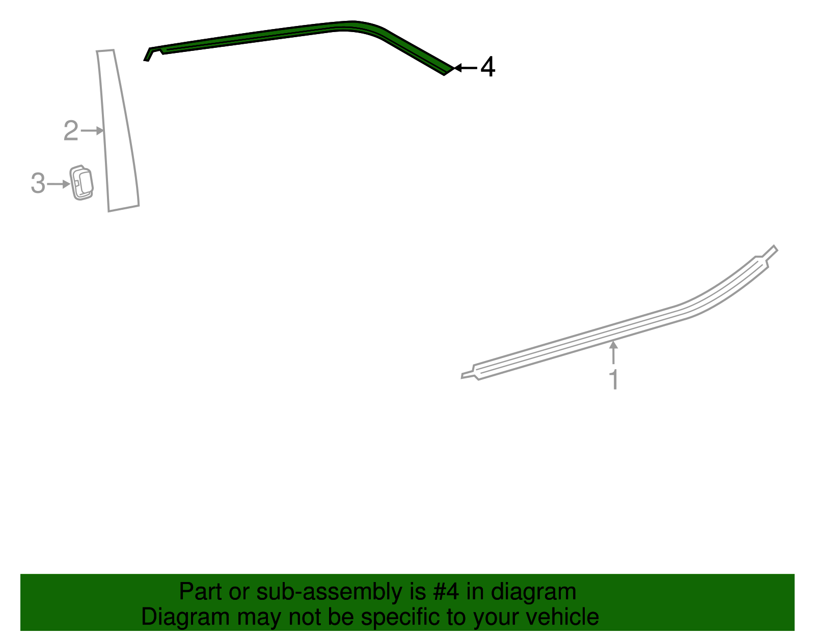 2016-2019 Toyota Black Out Tape 75923-12120 | Lithia Toyota Parts