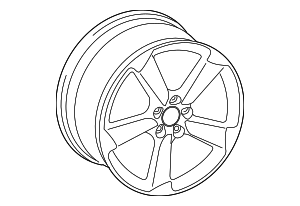 2010-2016 Audi Wheel, Alloy 8K0-601-025-CN | OEM Parts Online