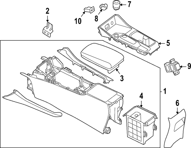 2020-2024 Nissan Sentra Auxiliary Jack 28023-6CA1A | TascaParts.com