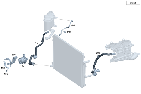 Low-Temperature Cooling Circuit for 2019 Mercedes-Benz C300 | Mercedes-Benz Parts Store