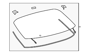 2017-2018 Toyota Prius Upper Glass 68105-47291 | Toyota Parts Center