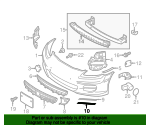 Genuine Porsche 970-505-576-06-G2X |Lower Molding | FREE Shipping on ...