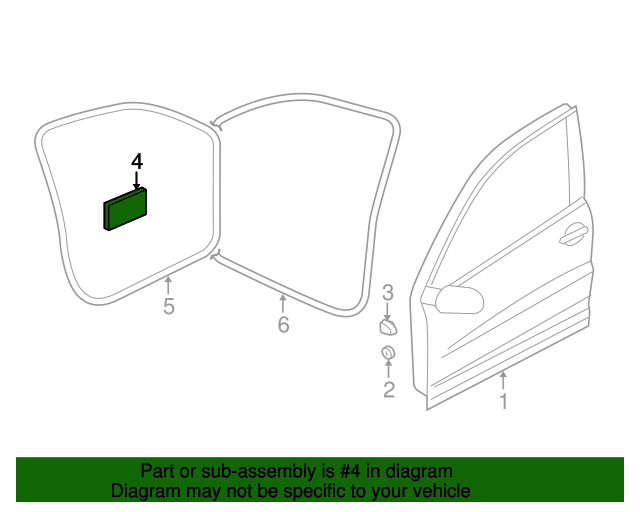 2018 Volkswagen Tiguan Sound Absorber 5NA-863-801-A | VW Direct Parts