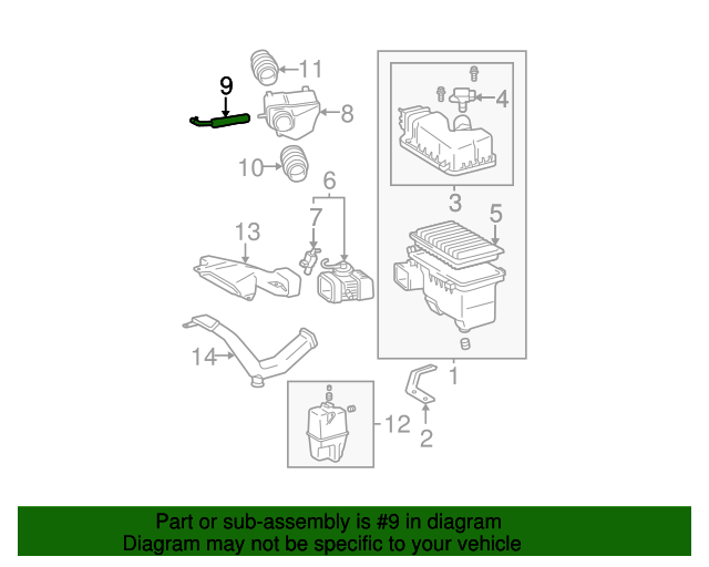 2004-2008 Toyota Solara Vent Hose 12261-0A020 | Toyota Parts Center