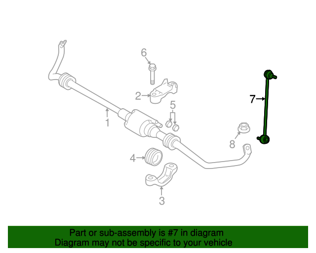 31-35-6-777-319 - Stabilizer Link - 2009-2019 BMW | Buy BMW Parts Now