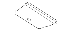 51476969790 - 2007-2013 BMW X5 Cargo Cover - Tobacco (51-47-6-969-790 ...