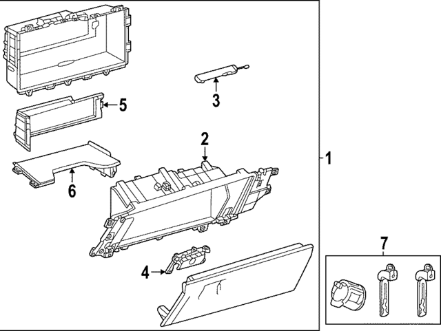 2022-2024 Toyota Box Assembly 55433-0C170 | OEM Parts Online