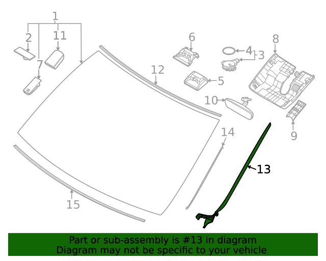 Genuine Garnish Assembly Right-hand for 2021-2024 Genesis GV80 | Part ...