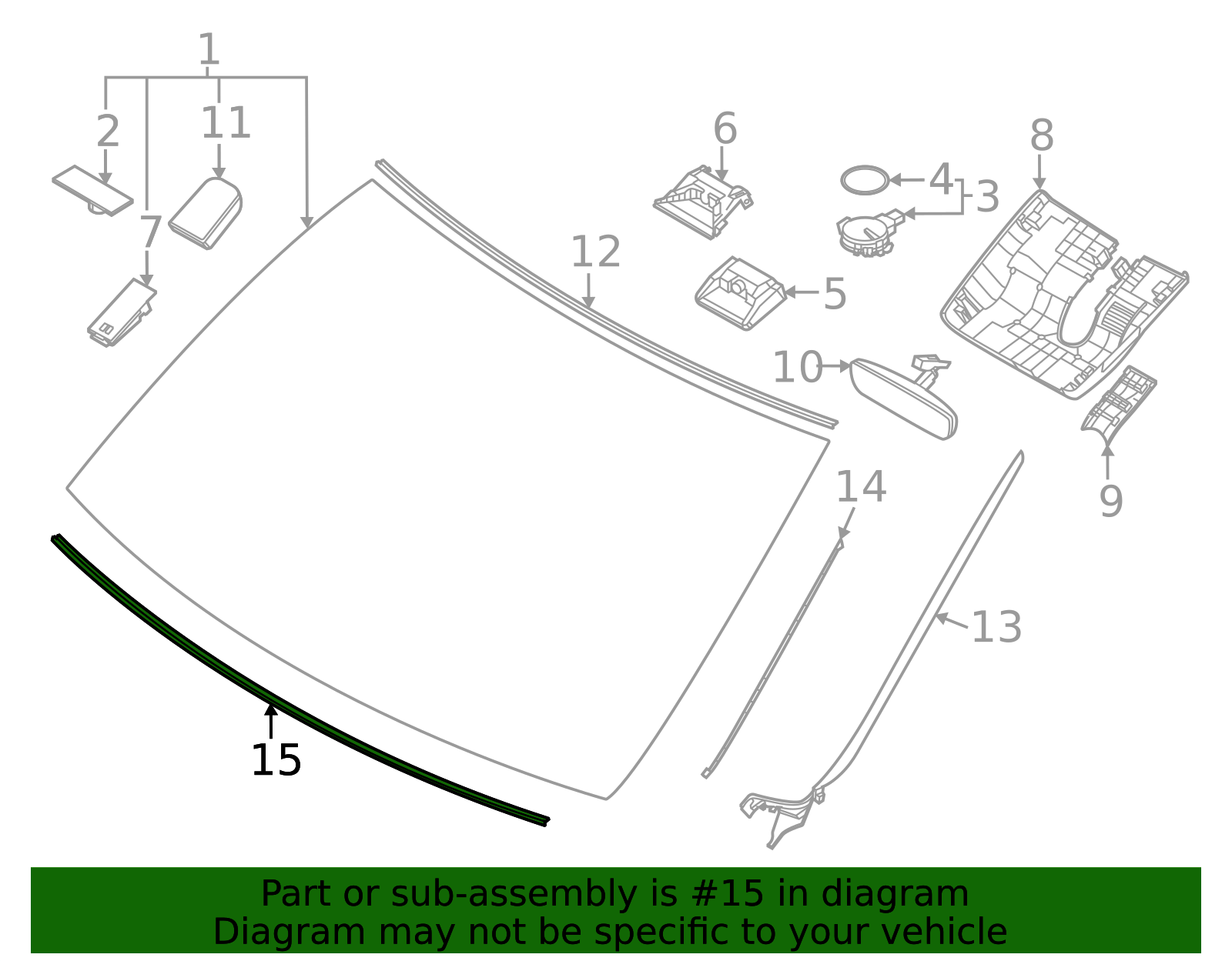 Genuine Lower Molding for 2021-2025 Genesis GV80 | Part# 86120-T6000 ...