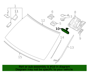 2021-2024 Hyundai Interior Rear View Mirror 85110-T6100 ...