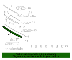 2018-2022 Hyundai Finish Panel 87311-J9100 | QuirkParts